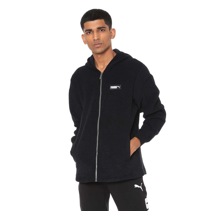 Buy Puma Fusion Hooded Jacket - Black Online