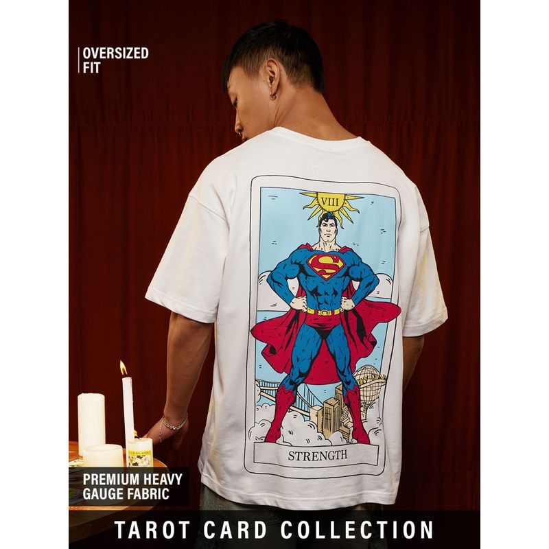 Buy The Souled Store Official Tarot Superman Oversized T-Shirt Online