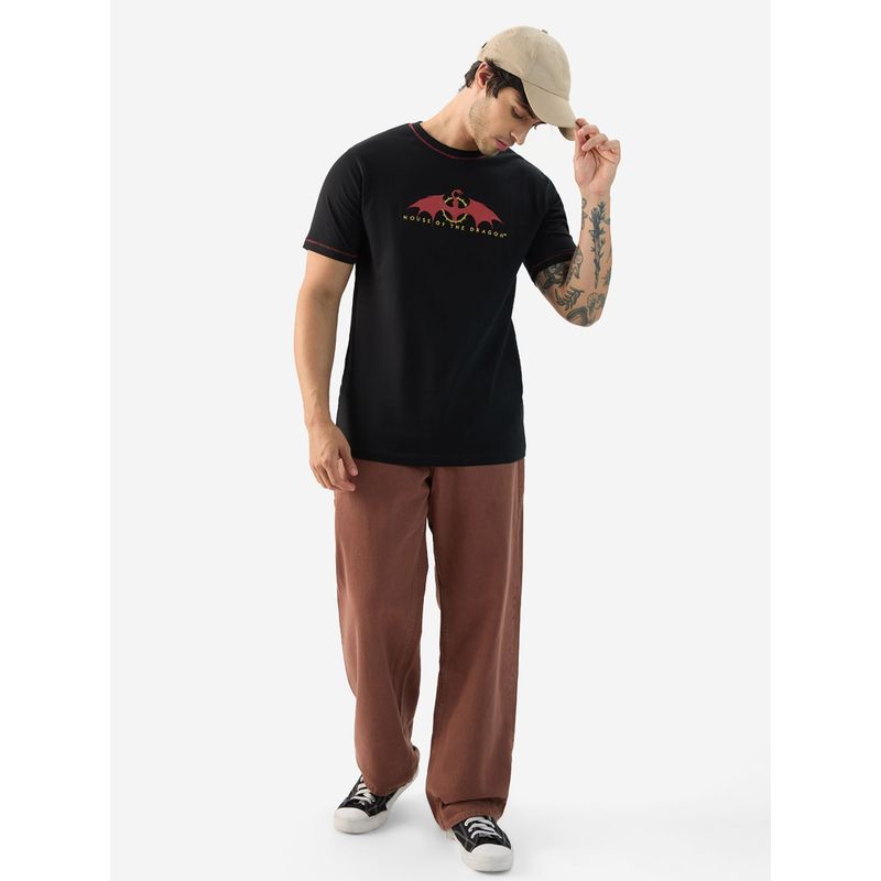 Buy The Souled Store Official House Of The Dragon Logo T-Shirt Online