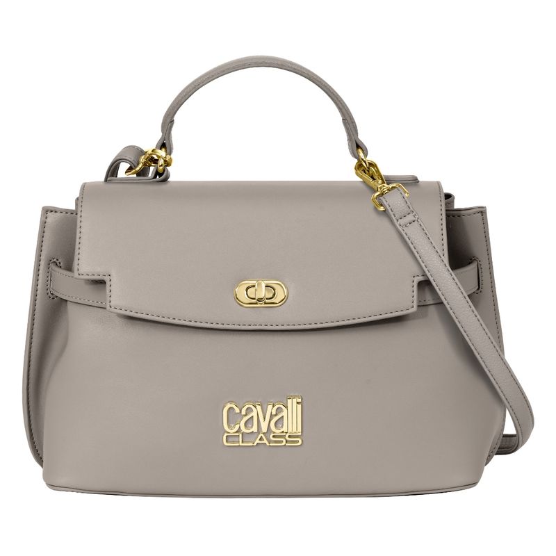 Buy Cavalli Class Women Grey Synthetic Tatiana Satchel Bag Online