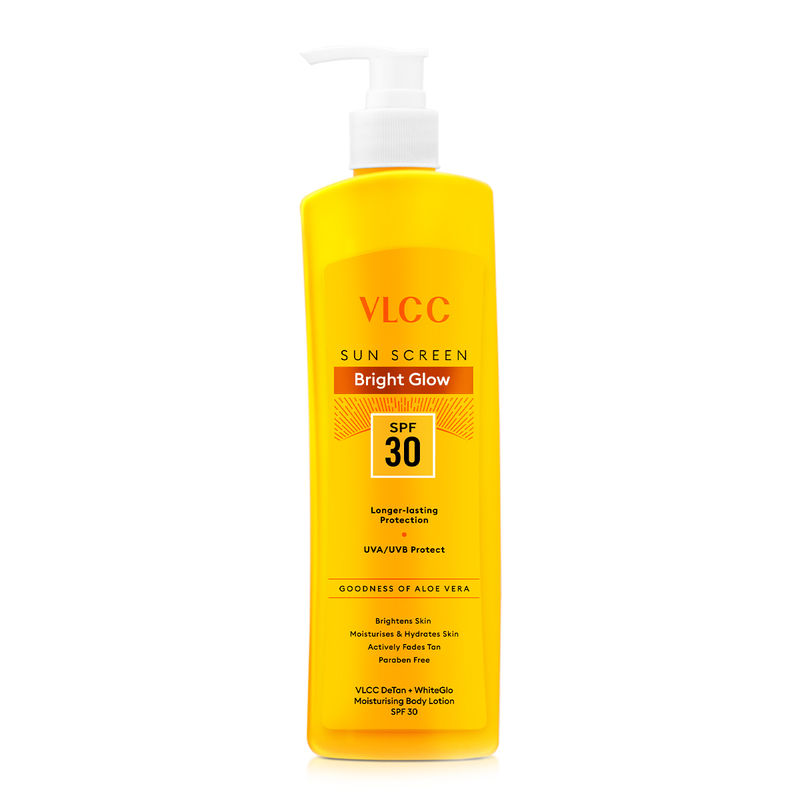 Buy VLCC DeTan + White Glow Moisturising Body Lotion SPF 30 PA+++ Online