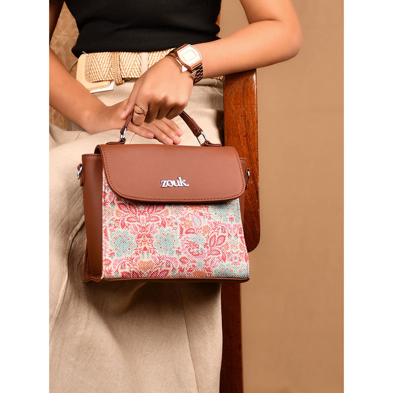 Buy Zouk Mangalore Blossoms Statement Sling Bag Online