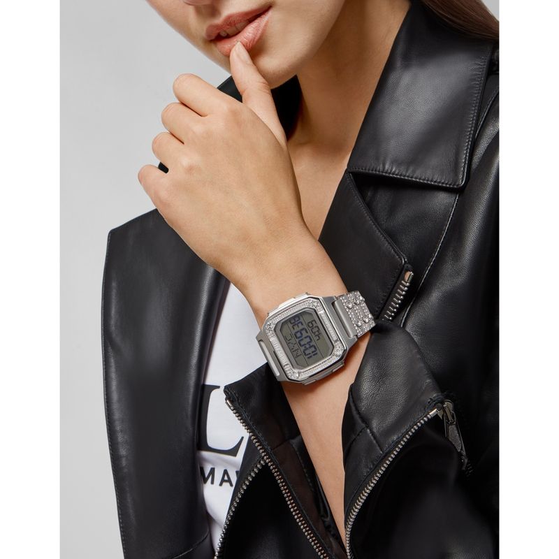Buy Philipp Plein Women Silver Digital Dial Watch-PWHAA1121 (M) Online