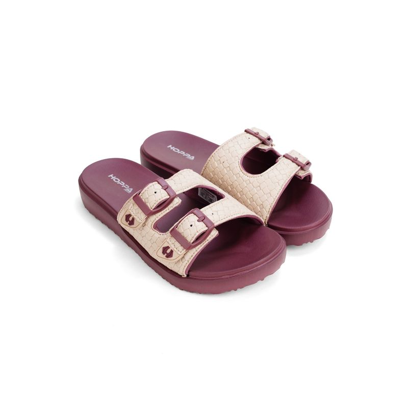 Buy HOPPA Womens Gracy Wine Sandals Online
