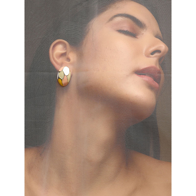 Buy SOHI Womens The Python Stud Earrings Online