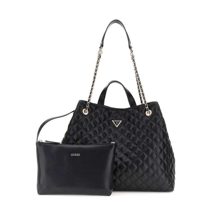 Buy Guess Black Solid Giully 2 In 1 Shoulder Bag with Pouch (Set of 2 ...