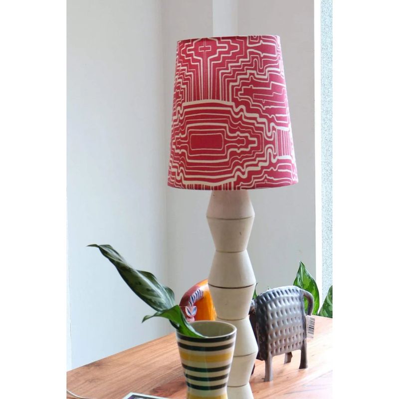 Buy Freedom Tree Taram Pink Small Taper Lamp Online