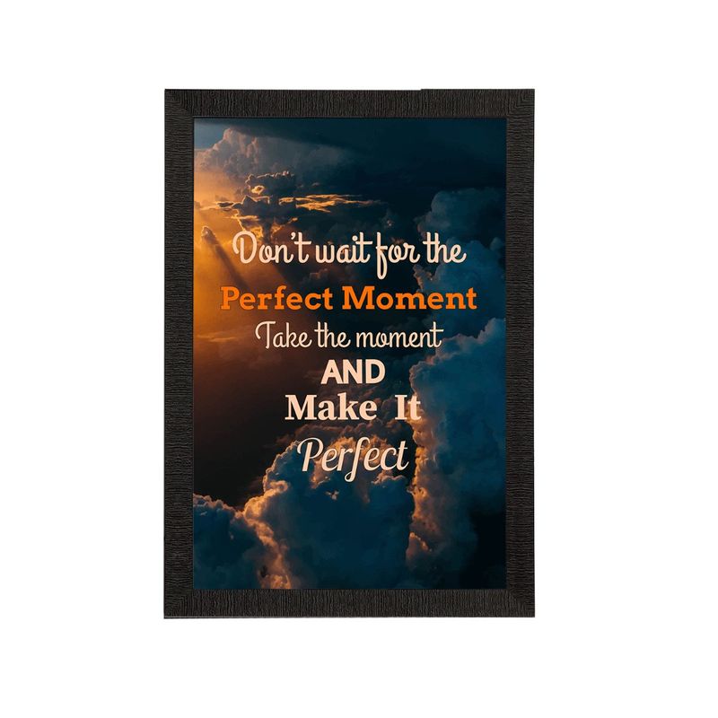 Buy eCraftIndia Motivational Quote Texture Uv Art Painting Online