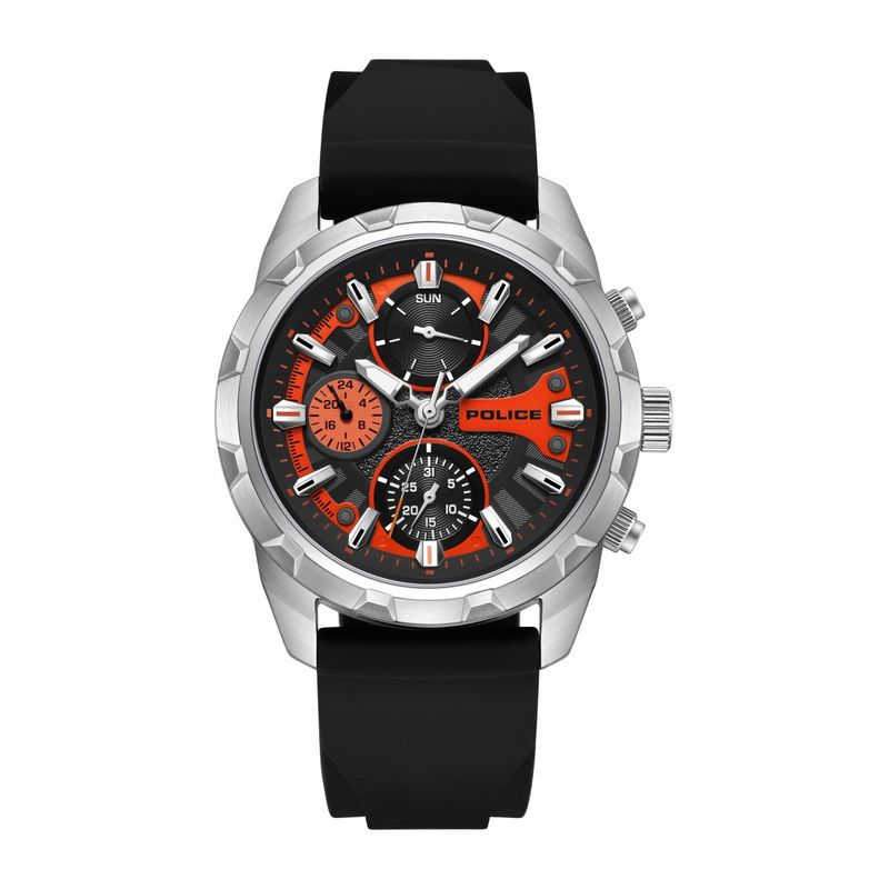 Buy Police Diwali Newness Plpewjq2204707 Black Dial Multifunction Watch ...