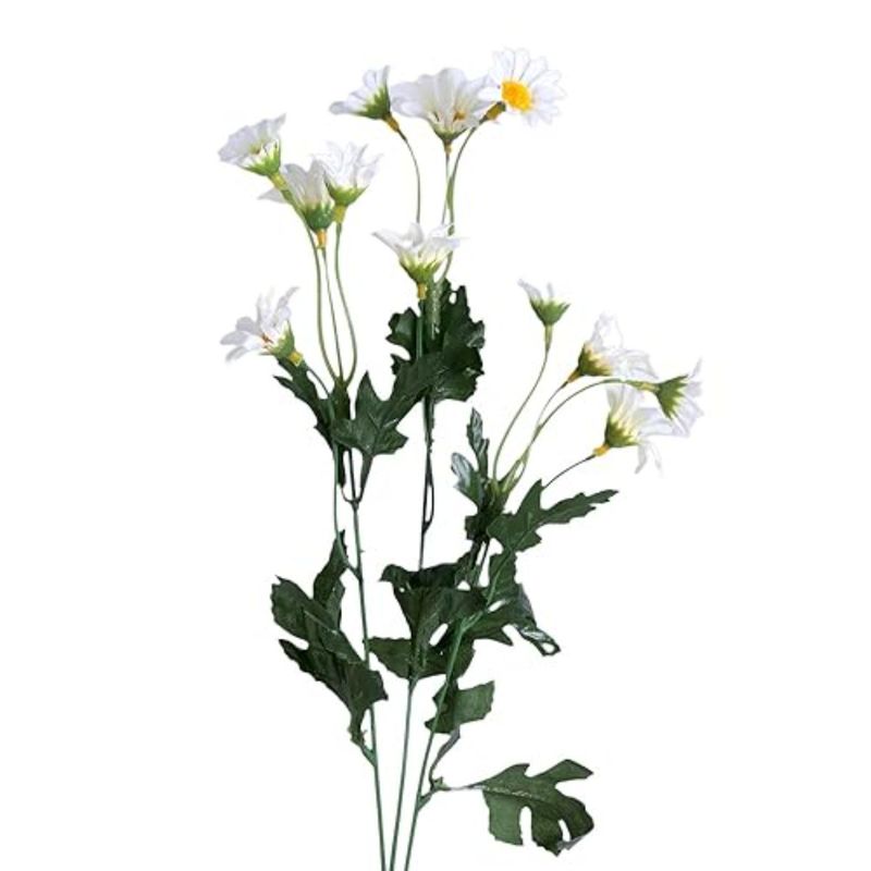 Itsy Bitsy Artificial Flower Dasiy Soft White 13.5Inch: Buy Itsy Bitsy ...
