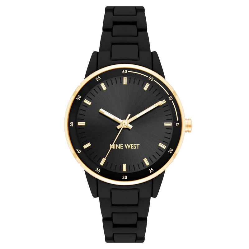 Buy Nine -West Women Black Dial Analog Watch - NW-2934GPBK (M) Online