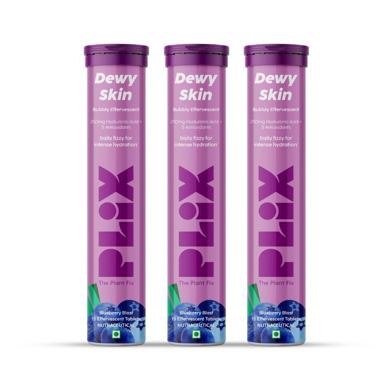 Buy PLIX Hyaluronic Acid Effervescent Tablets For Skin Hydration and ...