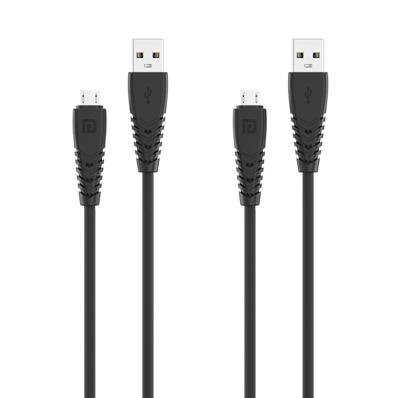 Portronics 2 Cables Combo of Konnect Core Micro USB: Buy Portronics 2 Cables Combo of Konnect ...