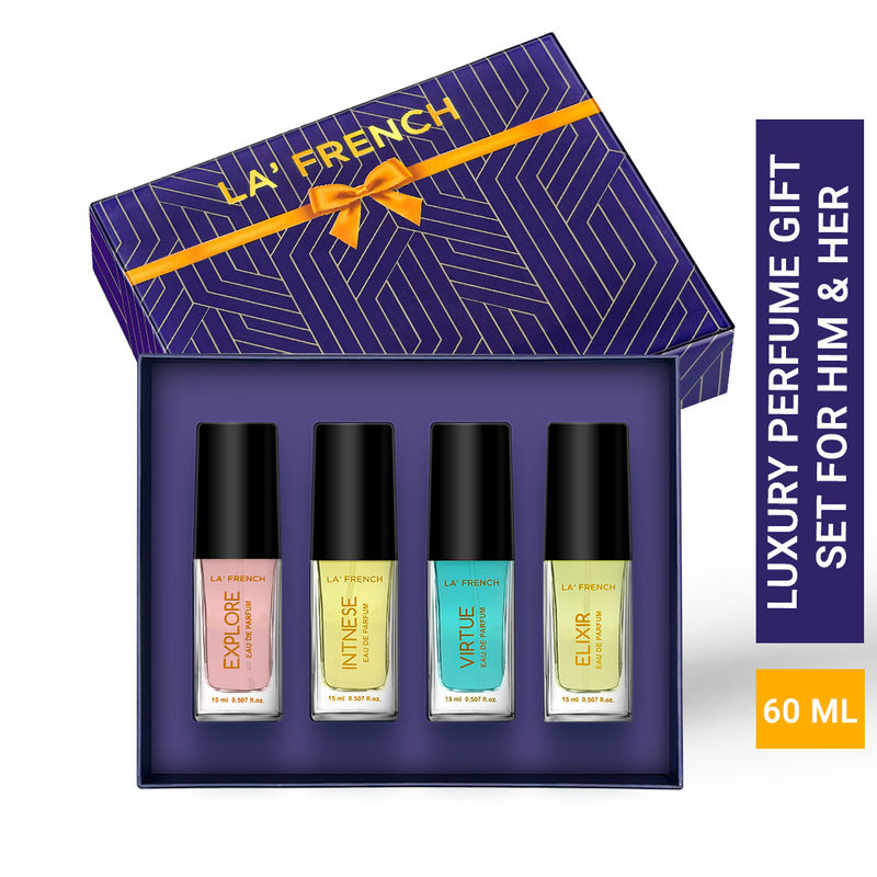 Buy La French Elixir Explore Intense & Virtue Perfume Gift Set Online