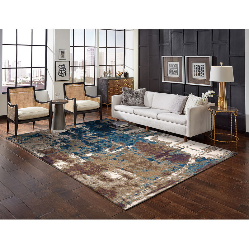 Buy Ddecor Live Beautiful Multi -Polypropylene-Large-Rug-Austin Online