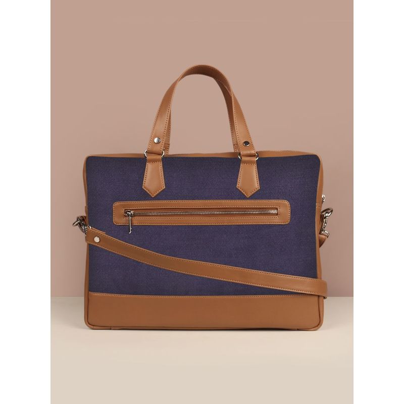 Buy The House Of Ganges Ross Soft Jute Laptop Bag - Lavender (L) Online