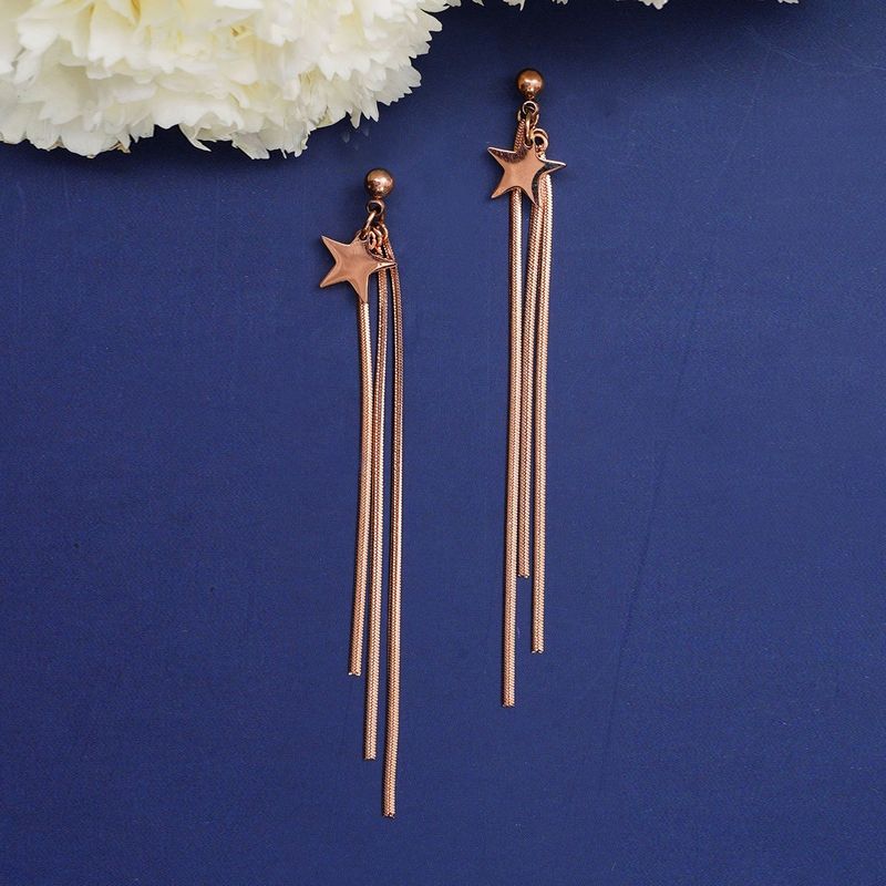 Buy Designbox Dangling Star Earrings Online