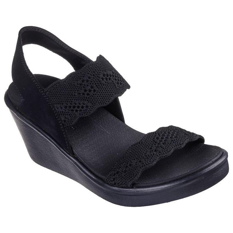 Buy SKECHERS RUMBLE ON - NEW CRUSH Wedges Black Online