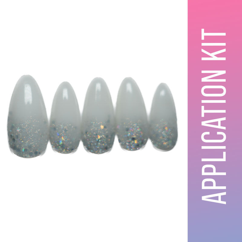 SOEZI Ek Glassy Reusable Press On Nails - Application Kit: Buy SOEZI Ek ...