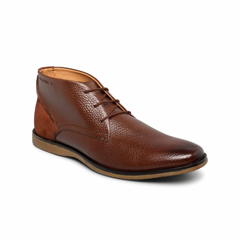 Buy Ruosh Mens Footwear Casual Lace Up Boots Brown Online