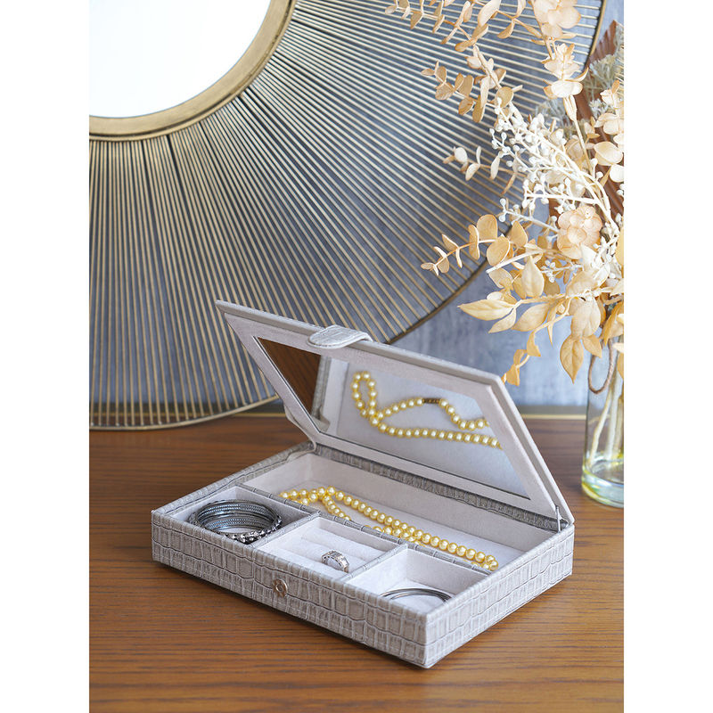 Buy Pure Home + Living Grey Boris Jewellery Box Online