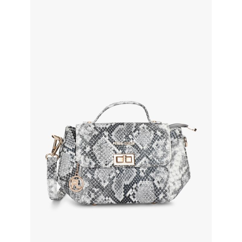 Buy Pelle Luxur Amara Grey Sling Bag For Women Online