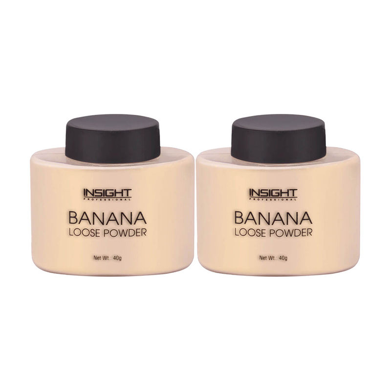 Buy Insight Cosmetics Banana Loose Powder - Pack Of 2 Online