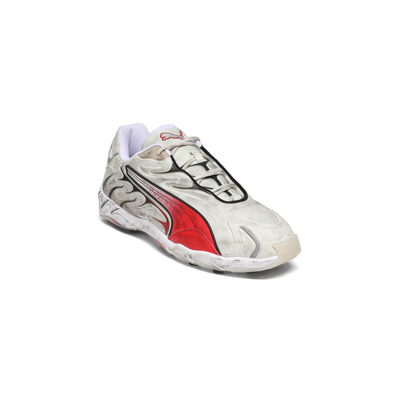 Buy Puma White Inhale Distressed Sneakers Online