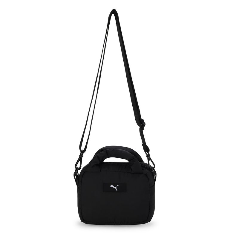 Buy Puma Black Solid Sling Bag with Detachable Strap Online