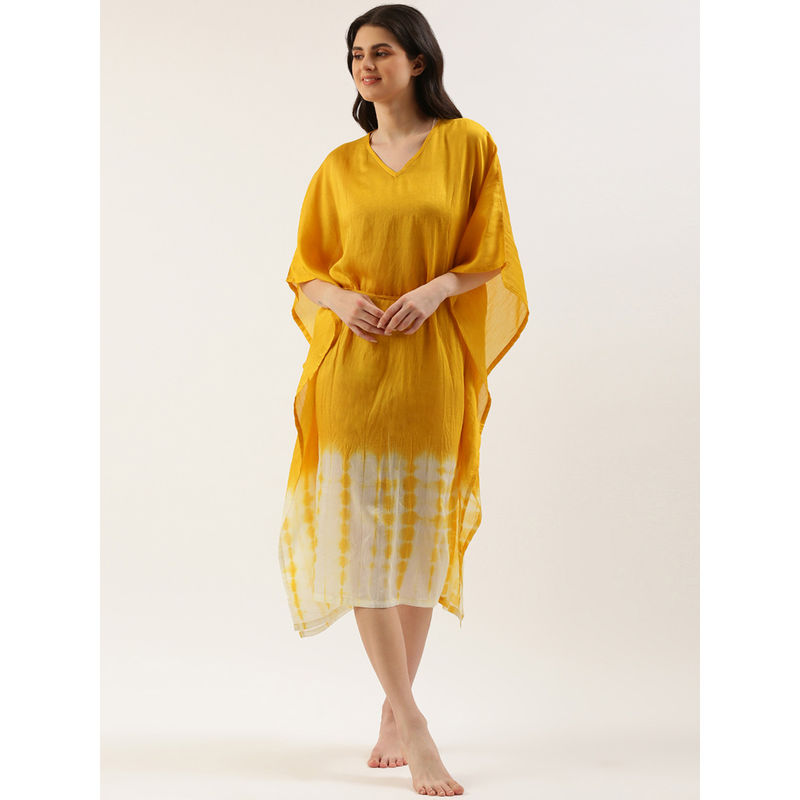 Buy Clt.s Women Yellow Cover Up Dress Online