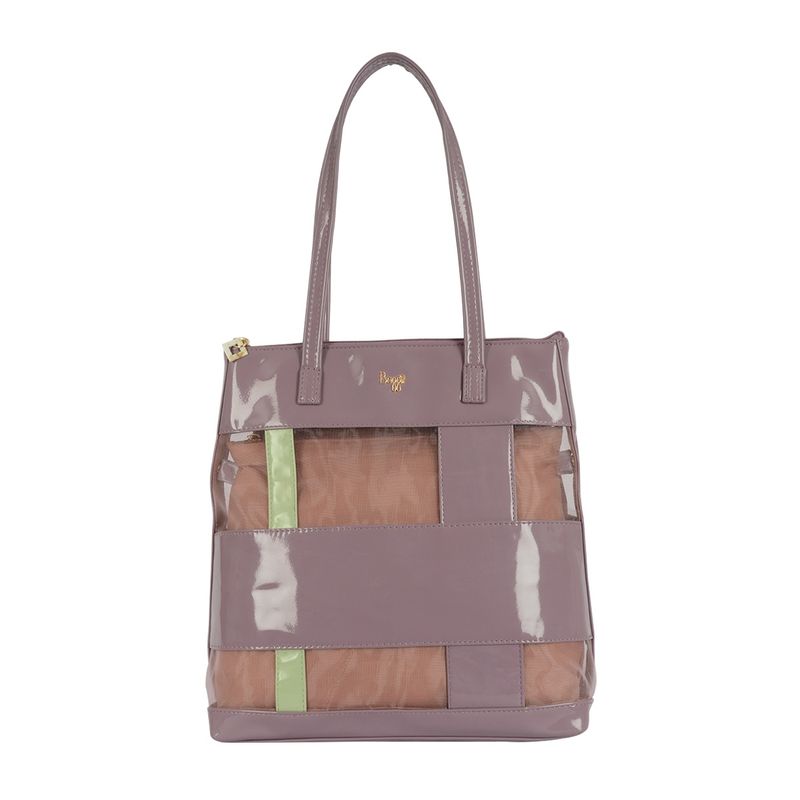Buy Baggit Cola Purple Tote Bag (L) Online
