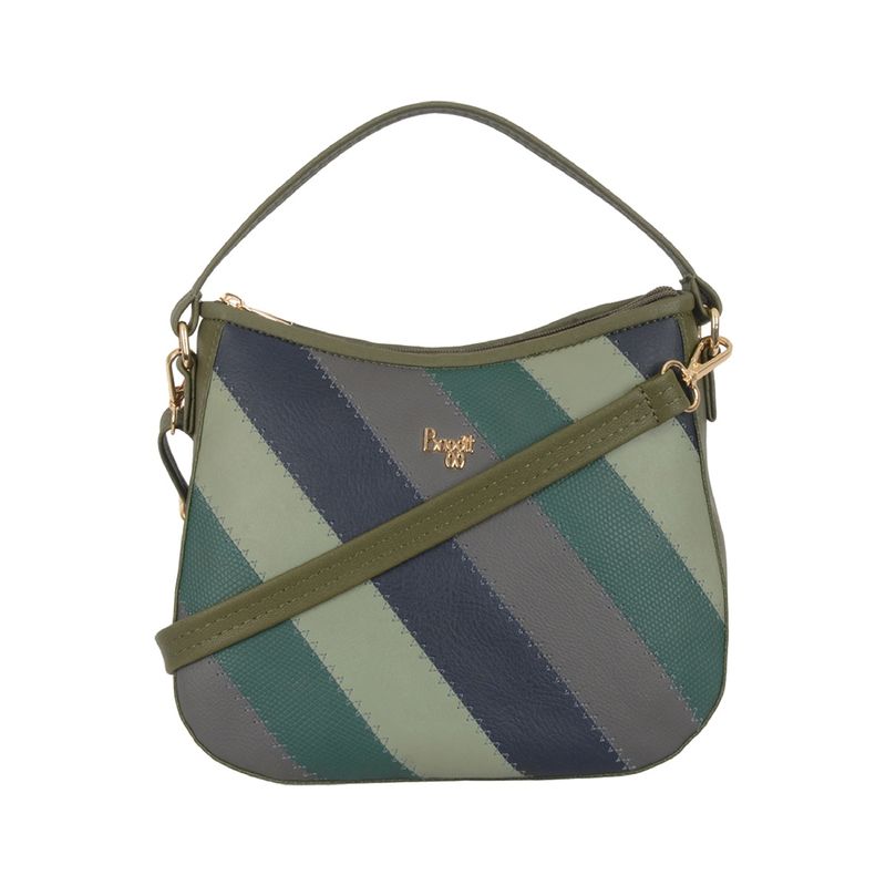 Buy Baggit Ramp Cnd Green Saddle Handbag (S) Online