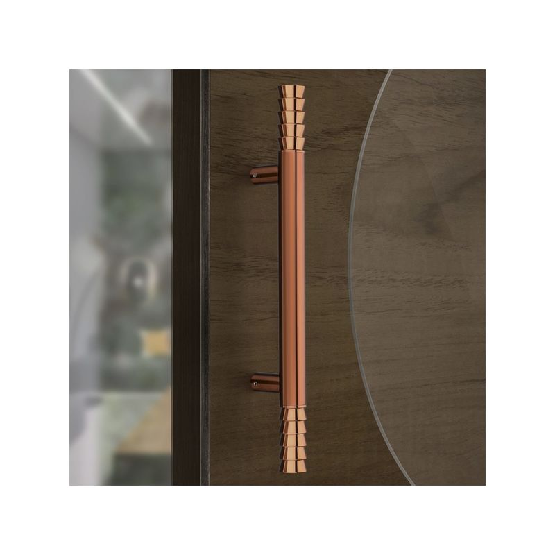 Buy Plantex Rose Golden Lotus Main Door Handle for Pull and Push ...