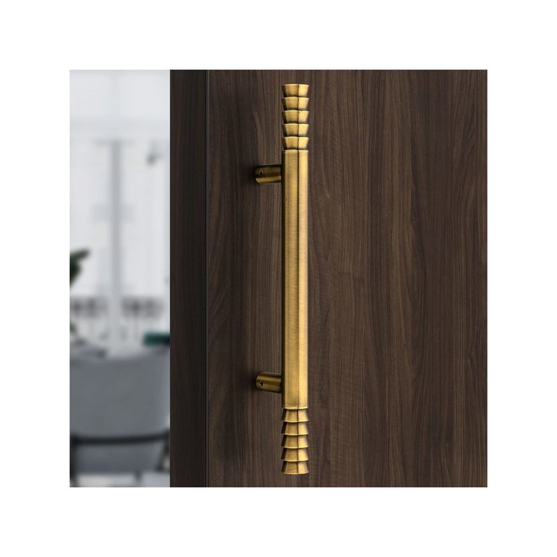 Buy Plantex SS Lotus Main Door Handle (Brass Antique Finish) Online
