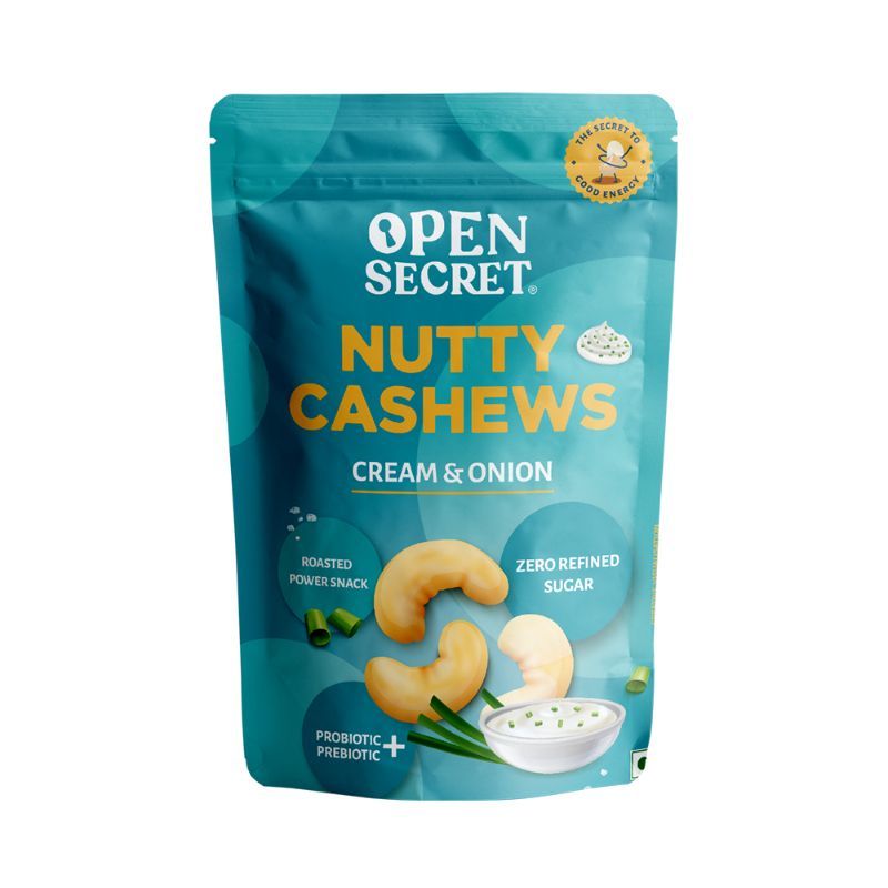 Buy Open Secret Nuts - Cream & Onion Cashews Online
