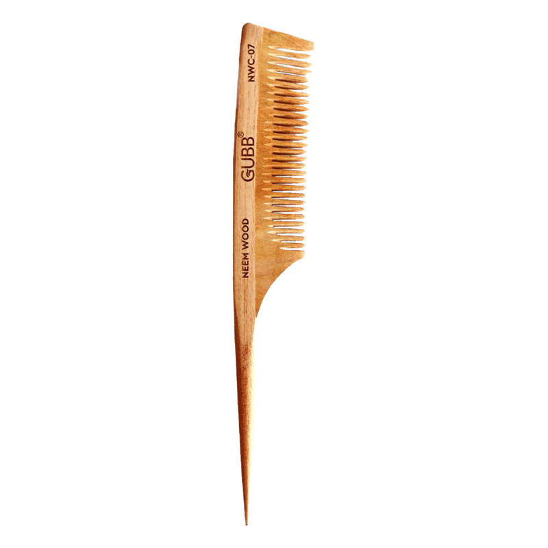 Buy GUBB Tail Neem Wood Comb Online