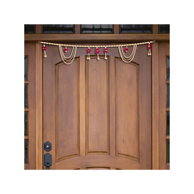 Buy eCraftIndia Decorative Bead Flower Toran For Main Door Entrance ...