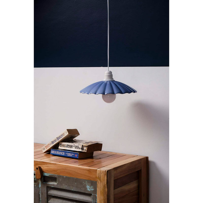 Buy Freedom Tree Flower Blue Ceramic Pendant Lamp Online