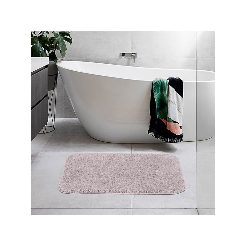 Buy OBSESSIONS Anit-Skid Textured Polyester Bath Mat, Taupe Online