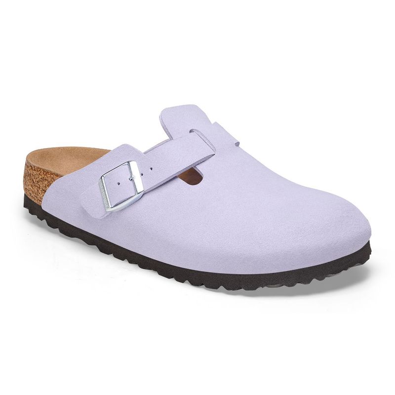 Buy Birkenstock Boston Purple Synthetics Narrow Width Women Clogs Online