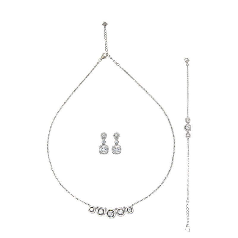 Buy SILBERRY 925 Sterling Silver White Royalty Set Online
