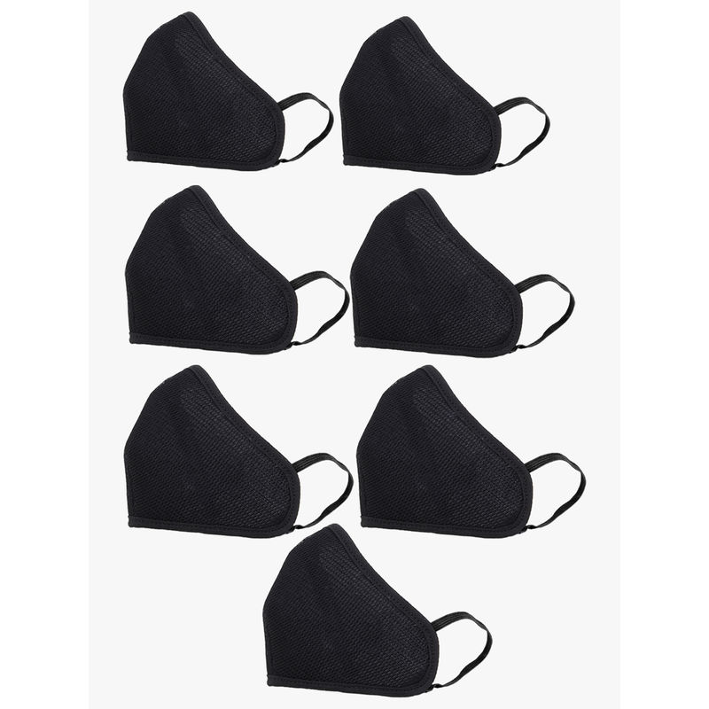 Buy Yelloe Elastomeric 2-Layer Face Armour Mask (Pack of 7) Online