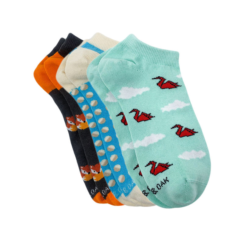 Buy Mint & Oak Women Cuddle Me Pack of 3 Socks Online