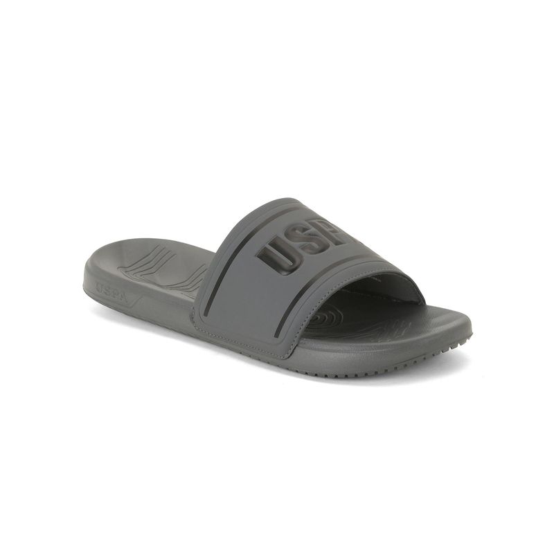 Buy U.S. POLO ASSN. Deja Grey Stylish Sliders Online