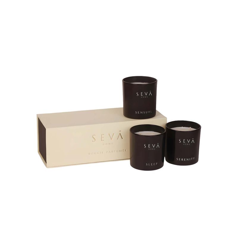 Buy SEVA HOME The Vibes Classic Candle Set Of 3| Luxury Gifting 30 ...