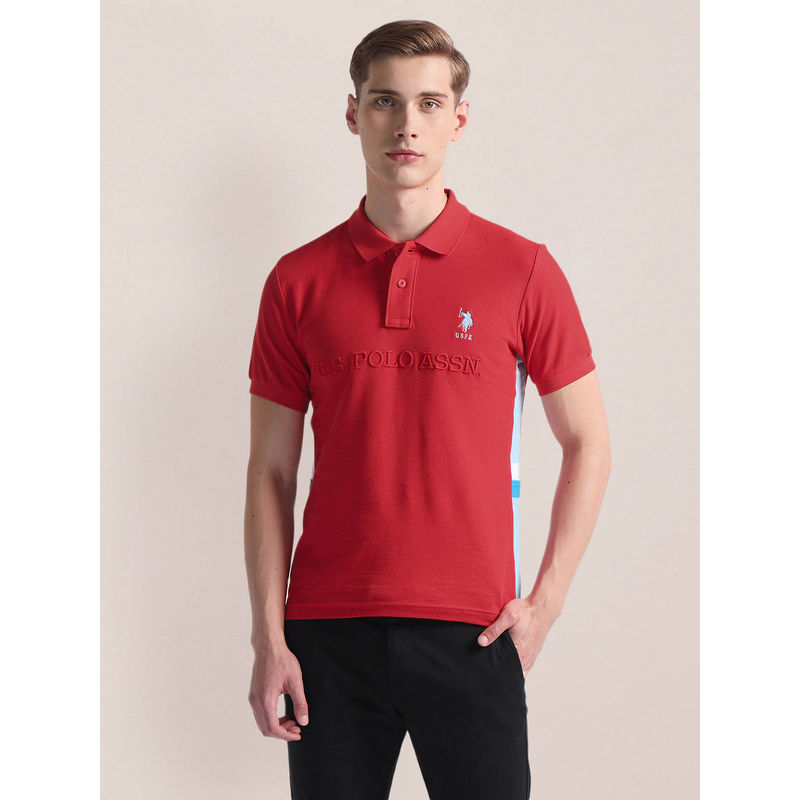 Buy U.S. POLO ASSN. Slim Fit Iconic Number Polo T-Shirt Online