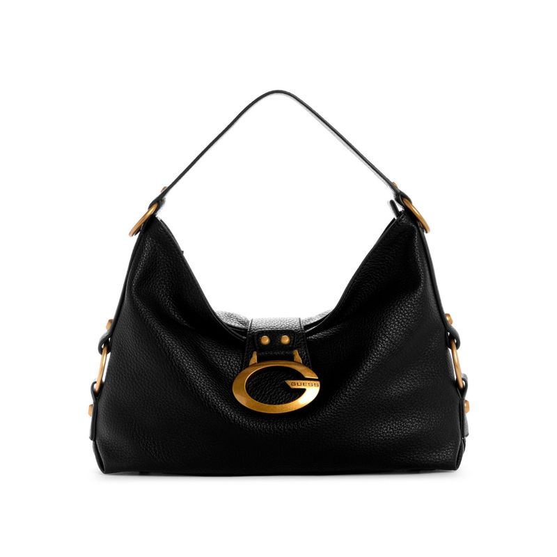 Buy Guess Black Solid Camden Handbag Online