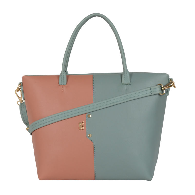 Buy Baggit GG By Blacky Medium Blue Tote Handbag Online