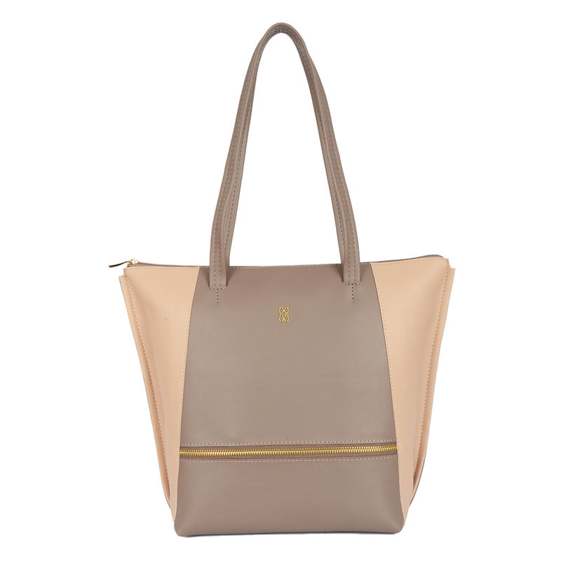 Buy Baggit GG By Buffa Large Beige Tote Handbag Online