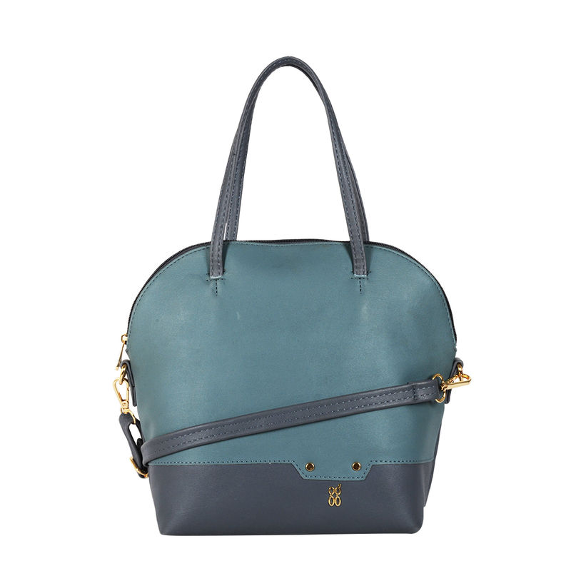 Buy Baggit GG By Ton Medium Blue Bowling Handbag Online